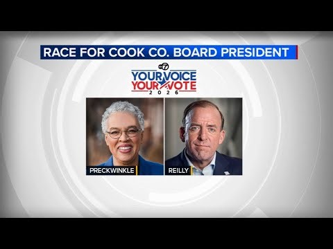 Cook County Board President Preckwinkle and challenger Ald. Reilly make final appeals to voters