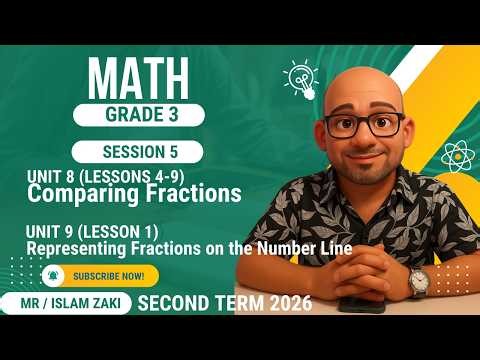 Session 5: Representing Fraction on Number Line Like A Pro! 🤔 | Go Math Grade 3"