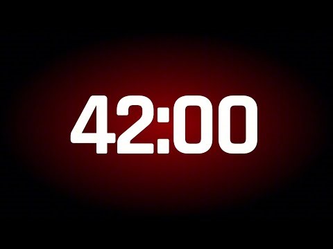 42 MINUTES TIMER ALARM ⏰ (42:00)