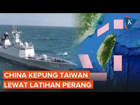 Sinyal Keras China Kerahkan Latihan Perang Kepung Taiwan!