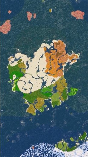 I Found a Desert Temple Village on This Crazy Minecraft Continent Island Seed!