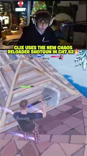 Clix USES the NEW Chaos Reloader shotgun in Season 2 🤯🔥