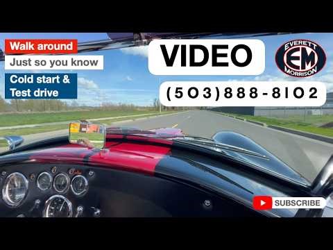 ✅ 1965 Shelby Cobra by Everett-Morrison