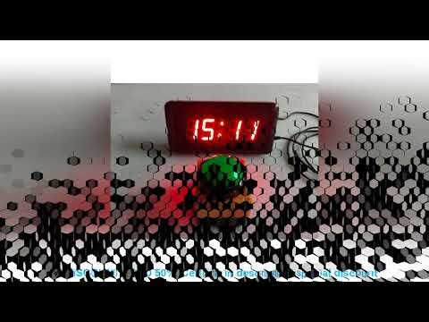 LED Button Timer Countdown Clock Stopwatch with Remote Control, School Rush Answer Competition