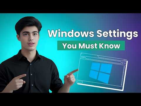 Important Windows Settings You MUST Know! | #WindowsTips #ComputerBasics