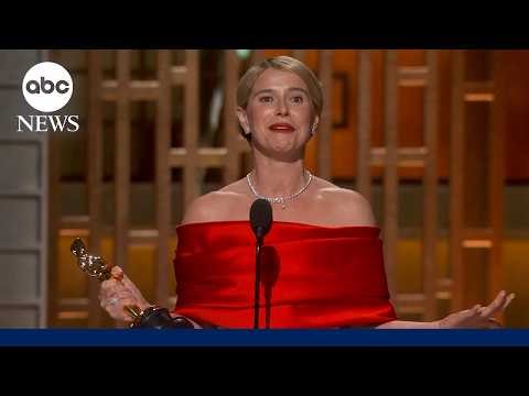 Oscars 2026: Jessie Buckley wins best actress for 'Hamnet'