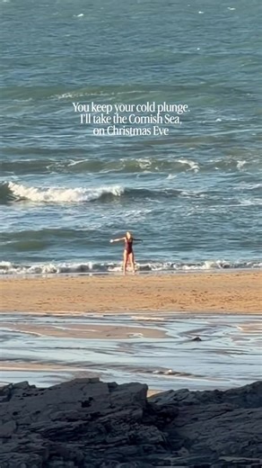 The Feeling of Cold Plunge in Cornwall at Christmas