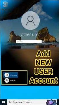 Windows 10: Add New User WITHOUT Microsoft Account or Email