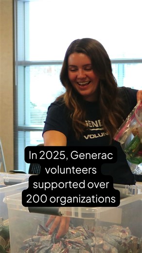 #Generac Volunteers Wrapped 🎁