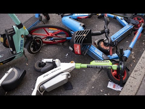 Surge in e-scooter dumping in Melbourne