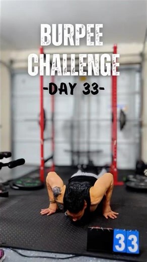Burpee Challenge Day 33: No Excuses, Just Results 🔥 Join Me!