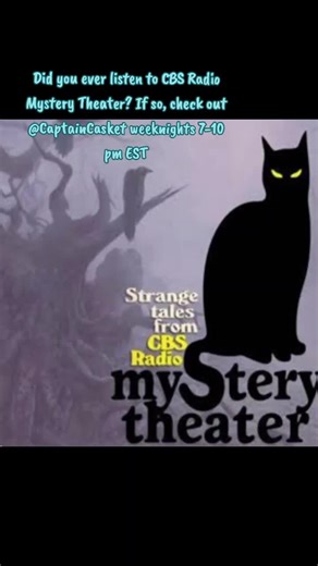 CBS radio mystery theater was a radio show that ran from 1974-1982. It was created by Himan Brown & hosted by E.G. Marshall. I love listening to old time radio shows bc it reminds me of my dad. He used to listen to them & still does🥰 Checkout @Captain Casket livestream to hear this & other old time radio shows🙂 #fyp #radio #radioshows #70s #80s