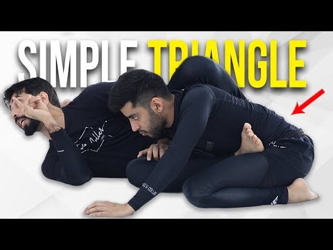 The Simplest Way to Set Up a Triangle From Closed Guard