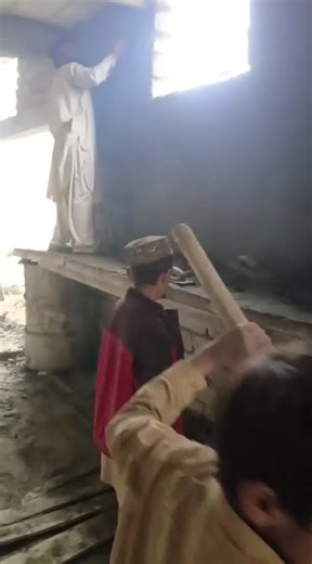 My family hard work wall plaster