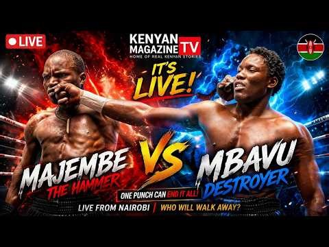 LIVE🔴Majembe VS Mbavu Destroyer BOXING FIGHT LIVE now on STAGE at Kasarani Indoor Arena in Nairobi