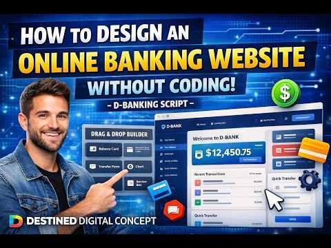 How to design an online Banking website || Complete script tutorial