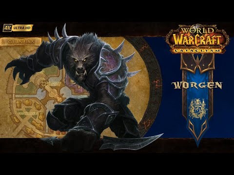 Worgen | Intro Music & Ambience | Alliance Playable Race| World of Warcraft: Cataclysm 4K