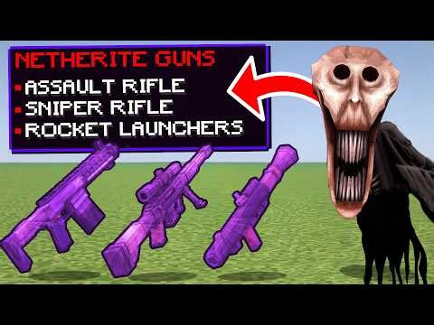 Minecraft, But Horror Mods Drop GUNS