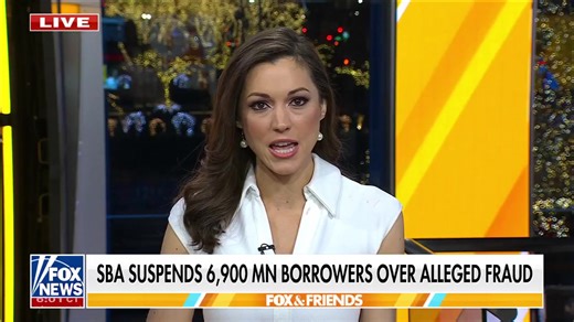 SBA suspends thousands of Minnesota borrowers after reportedly uncovering $400 million in suspected fraud. | Fox & Friends