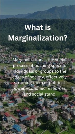 What is Marginalization?