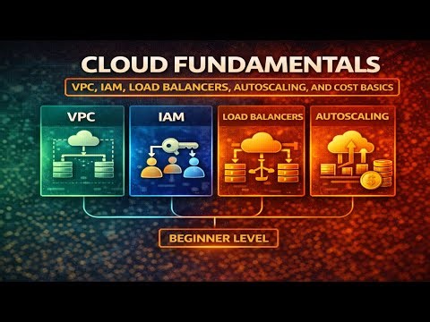 Cloud Fundamentals: VPC, IAM, Load Balancers, Autoscaling, and Cost Basics