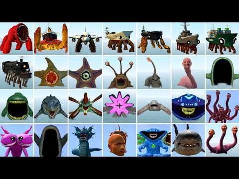 Who Is The Strongest Between All New Sea Monster Creatures In Garry's Mod ?