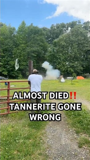 😳😳 insane tannerite gone wrong clip