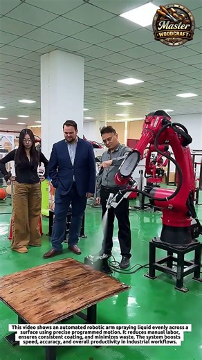 Smart Spray Robot Transforms Workshop Efficiency in Seconds