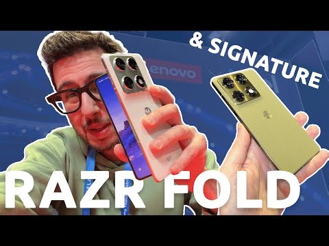 MOTOROLA RAZR FOLD: l'abbiamo provato (insieme al premium sottile SIGNATURE)