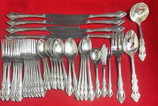 42 Oneida Community Stainless Brahms Pattern Flatware + Bonus 02 Serving Utensi - Etsy