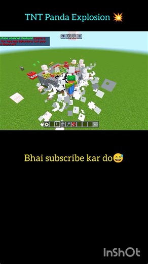 Creeper TNT Explosion 💥 In Minecraft... #viral #shorts @Proboiz95 @wackyteen⁩ @SenpaiSpider