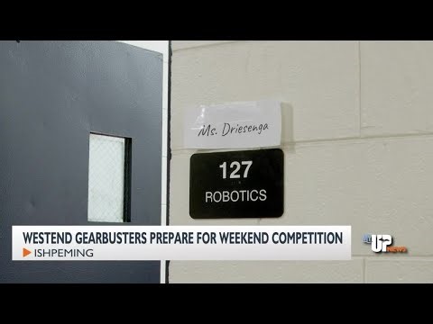Westwood High School's "Westend Gearbusters" prepare for weekend "First Robotics" competition