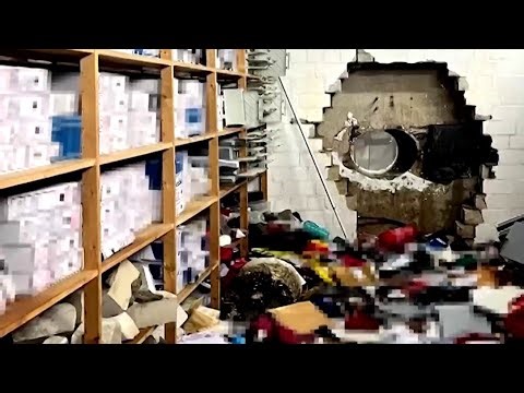 Thieves in Germany drill into bank vault, steal millions