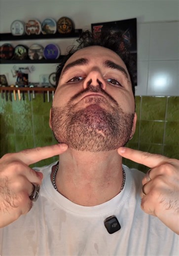 Traditional Shaving Beard Lines with ASMR Experience