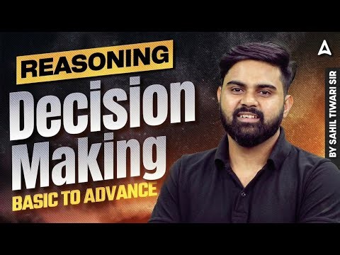 Decision Making | SSC CGL/CHSL/MTS/GD Reasoning 2026 | Decision Making Reasoning | By Sahil Sir