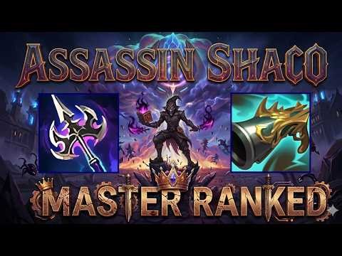 19 Kills Lethality Shaco carrying Master - S16 [League of Legends] Full Gameplay - Infernal Shaco