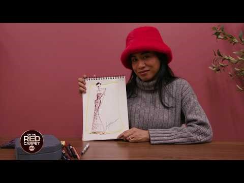 "Project Runway" winner Veejay Floresca designs a dress for the Oscars!