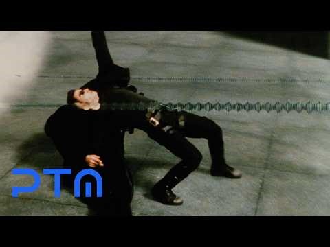 The Matrix (1999) – Neo Dodging Bullets Scene | Bullet Time Fight