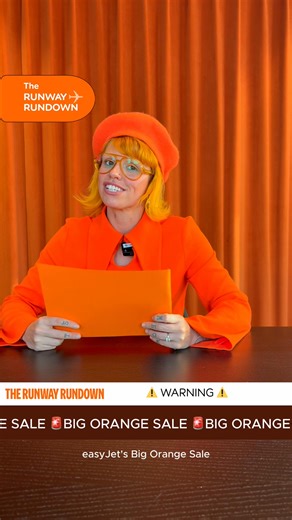 NEWS JUST IN: The Big Orange Sale has landed 🚨⚠️ Get your 2026 plans locked IN with up to 20% off flights and £400 off holidays. Go, go, go! ✈️ | easyJet