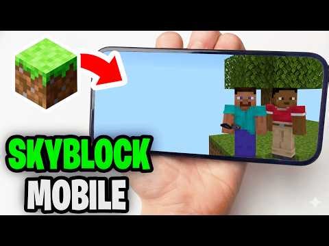 How To Play Skyblock With Friends On Mobile! - Tutorial