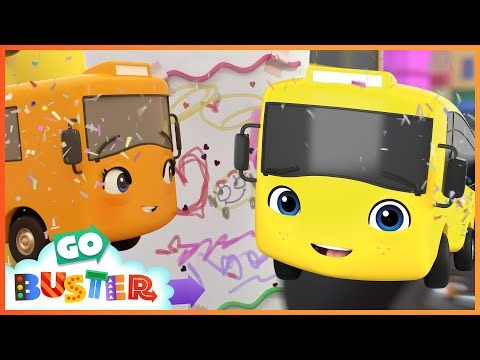 ✨ Mother’s Day Card Gone Messy! Glitter Everywhere! 😆 | Go Buster - Bus Cartoons & Kids Stories