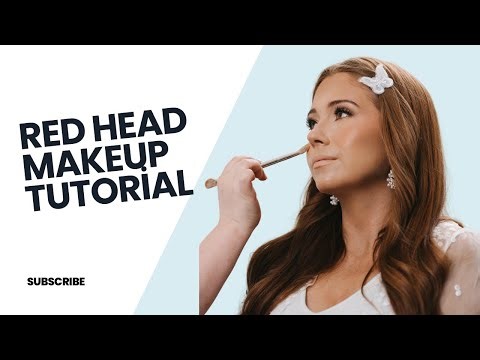 Red head makeup tutorial! This is how I work on red heads when they want to look natural and soft