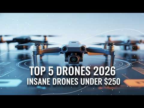 Ultimate Drone Showdown 2026 | Top 5 Beginner & Pro Drones