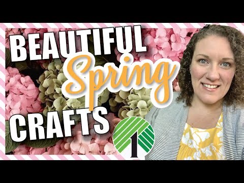 Spring (Dollar Tree) Crafts on a Budget | Home Decor DIYs