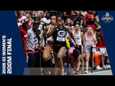Women's 200m final - 2026 NCAA indoor track and field championships