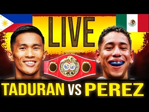 PEDRO TADURAN VS PEREZ IBF MINIMUMWEIGHT CHAMPIONSHIP LIVE PODCAST
