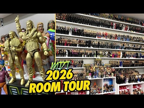 MY DAMN TOYS WWE FIGURE ROOM TOUR 2026