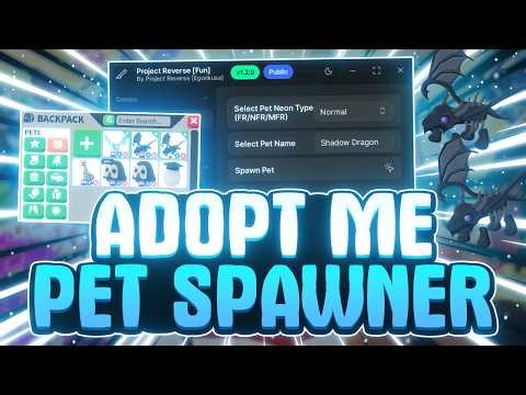 🐲 Adopt Me Pet Spawner Script | Tradeable Pets