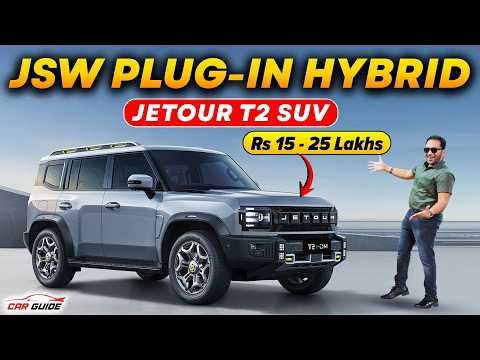 New HYBRID SUV by JSW Motors 🔥 Jetour T2 Plug in Hybrid 🔥 Mini Defender 🤯