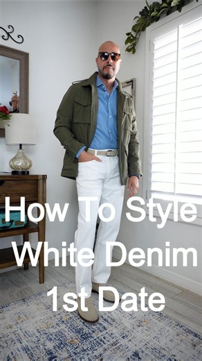 How to style denim for a 1st date #mensfashion #styleafter50 #menswear